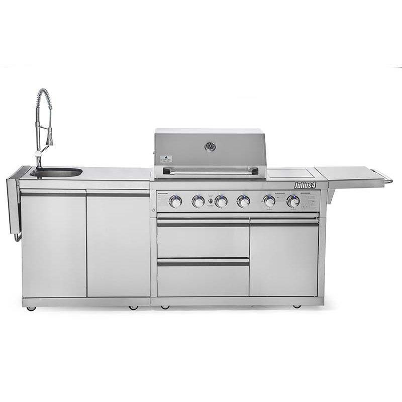 גריל גז וכיור CAESAR GRILL דגם JULIUS 4 - מטבחי חוץ