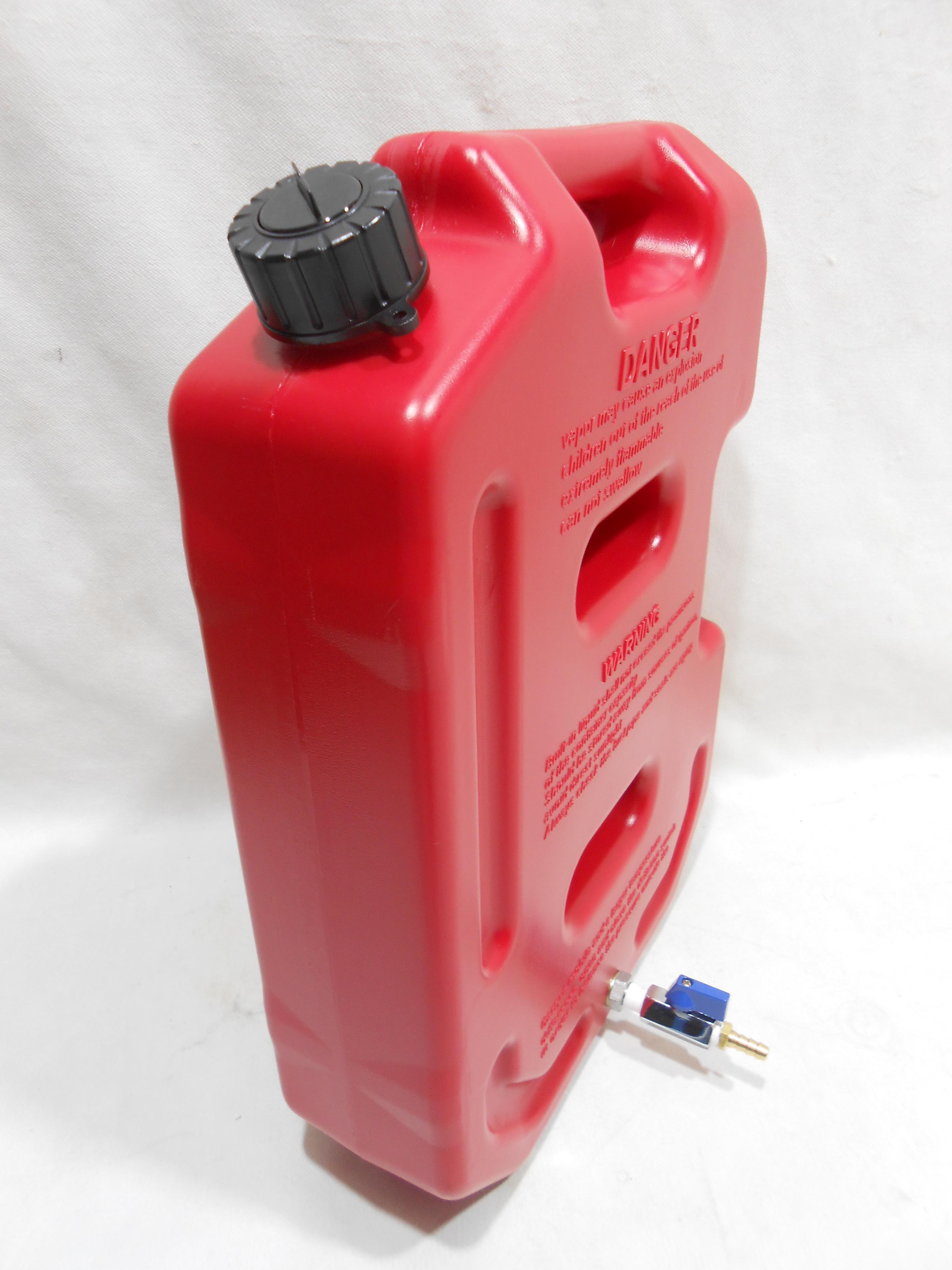 10L Liter Jerrycan WITH TAP Practical Gasoline Diesel Fuel Tank Can ...