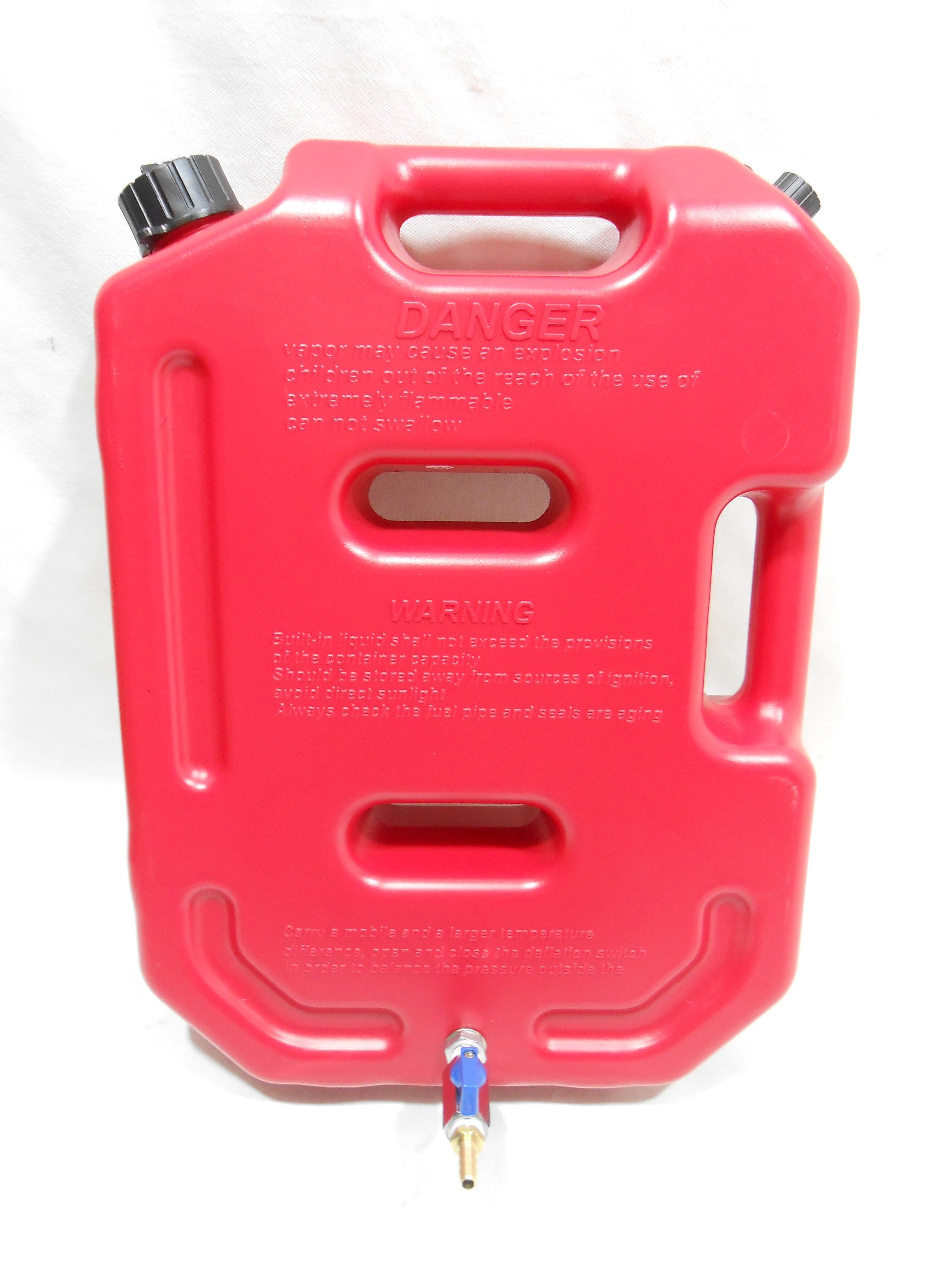10L Liter Jerrycan WITH TAP Practical Gasoline Diesel Fuel Tank Can ...