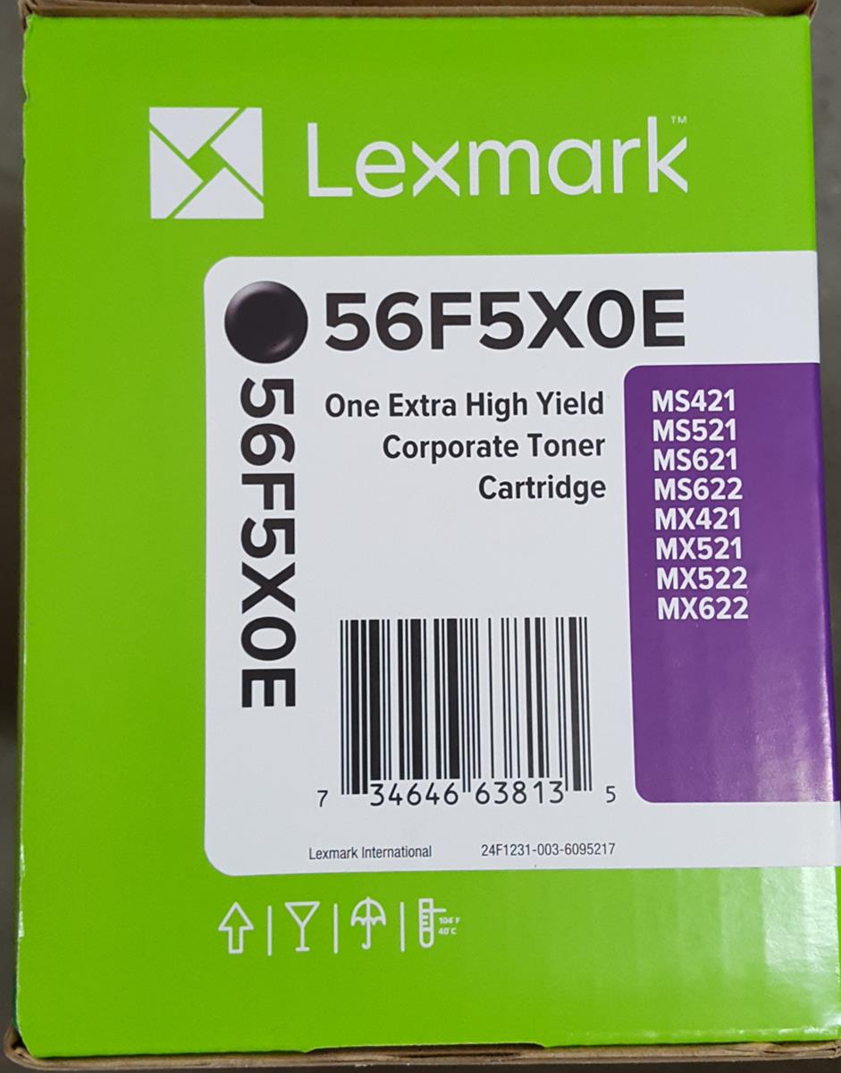 טונר מקורי למדפסת 56F5X0E Lexmark MS/MX-421,521,621,622 20K