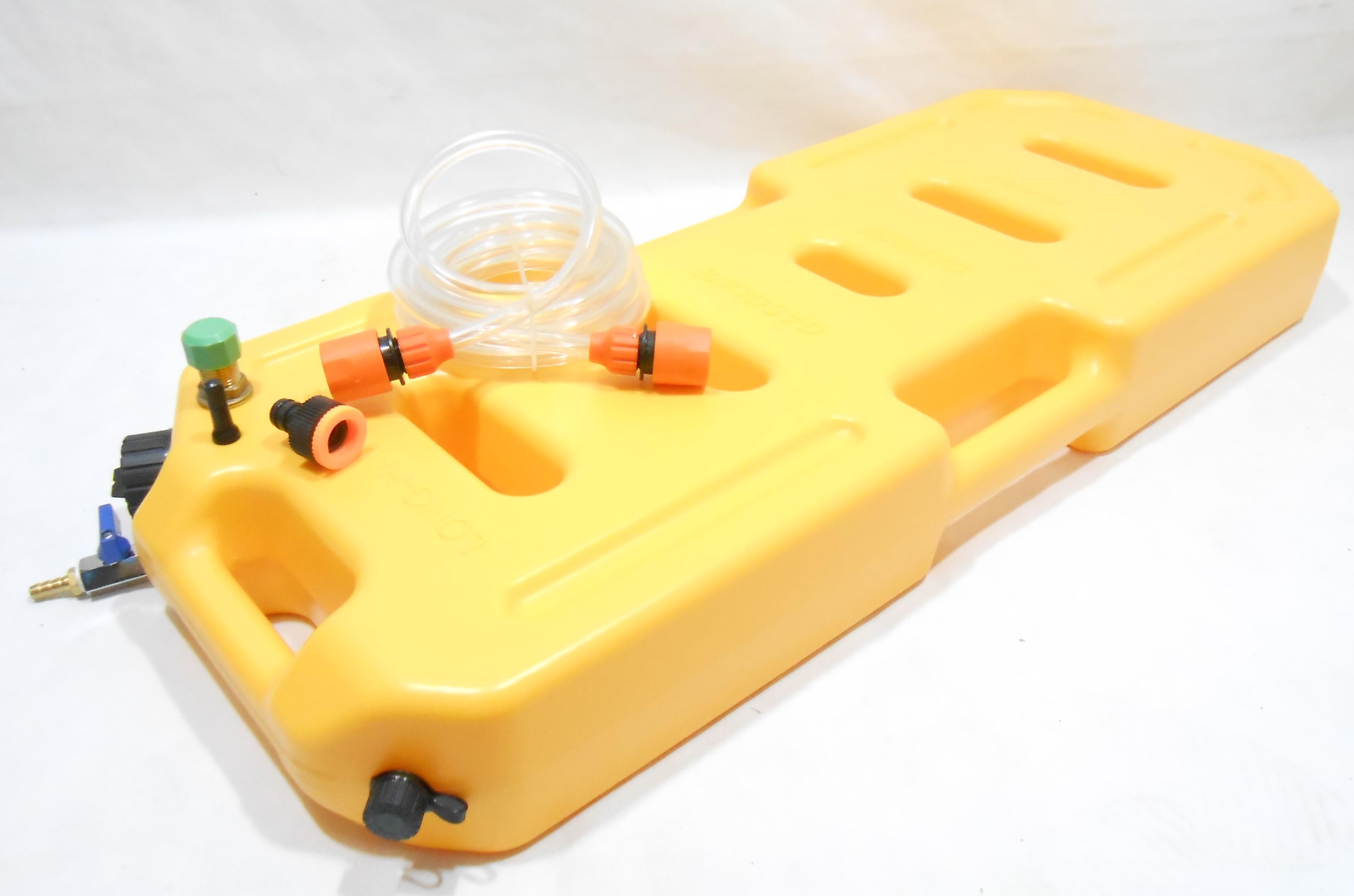 WATER TANK OR GASOLINE 20 LITER WITH TAP FLAT YELLOW